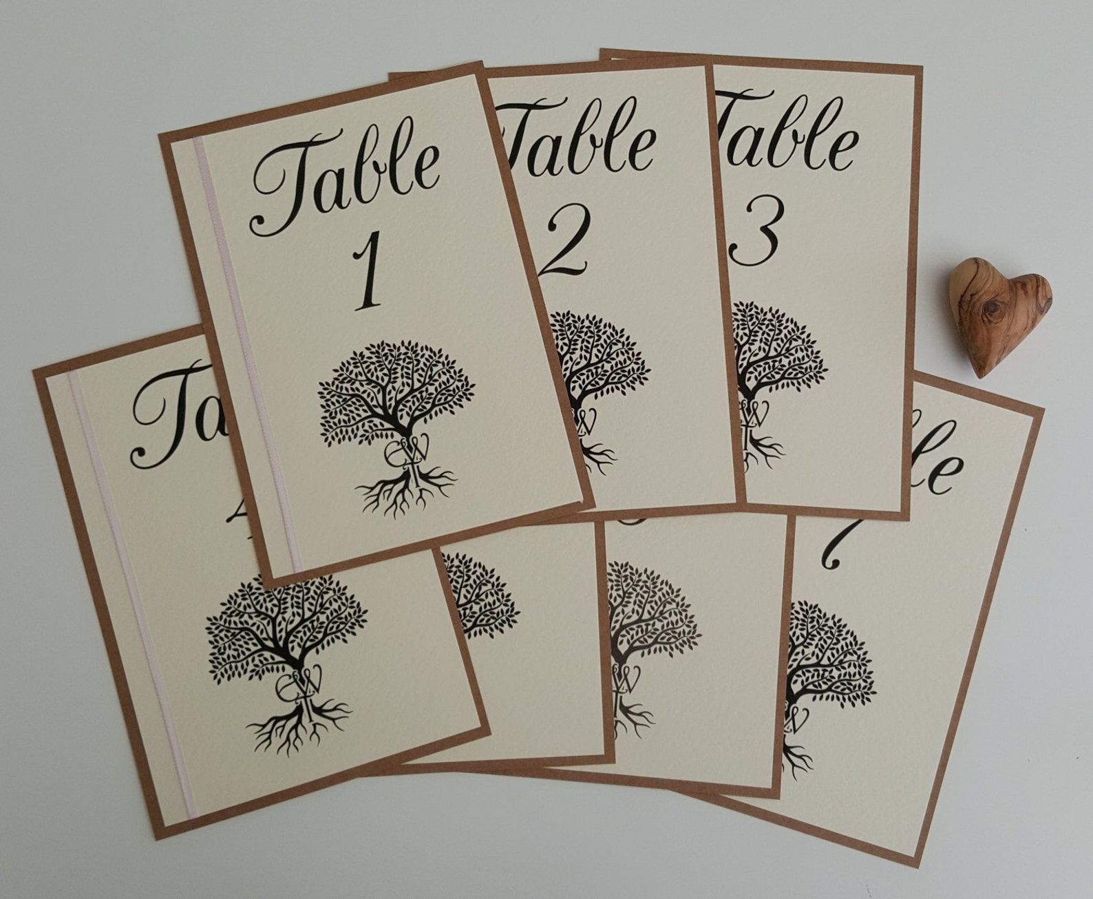 Rustic Tree Personalised Wedding Table Plan - Etsy UK