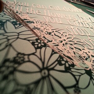 Spring Paper Cut Template PERSONAL USE ONLY - Etsy