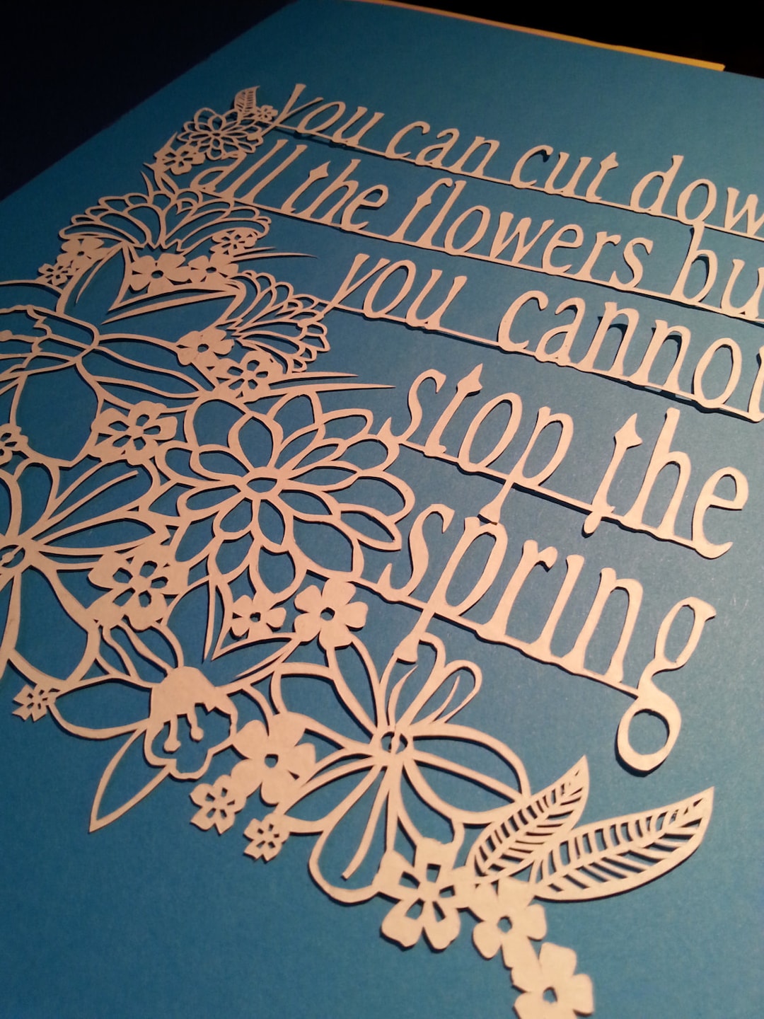 Spring Paper Cut Template PERSONAL USE ONLY - Etsy