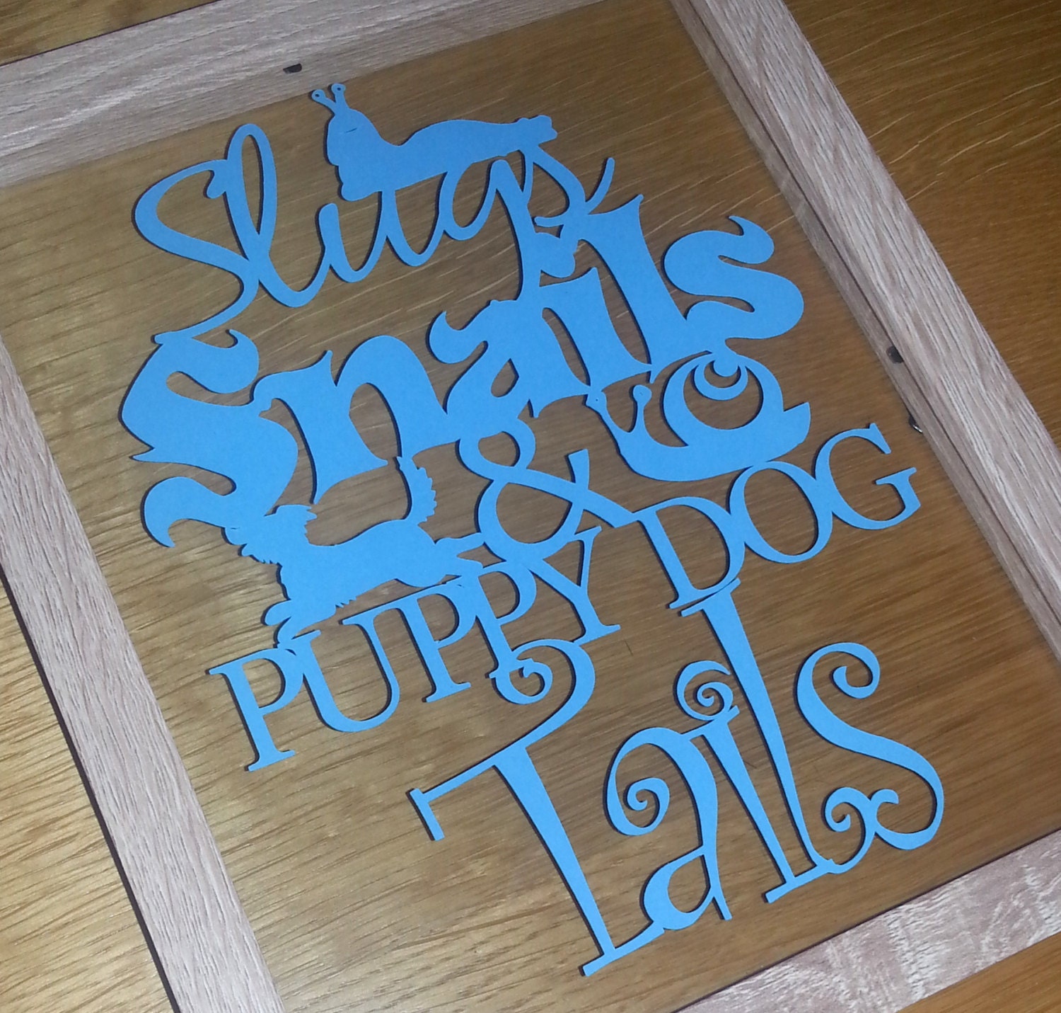 Slugs, Snails and Puppy Dog Tails Paper Cut Template PERSONAL USE ONLY ...