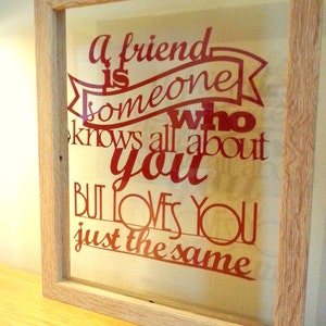 Friends Paper Cut Template - Etsy