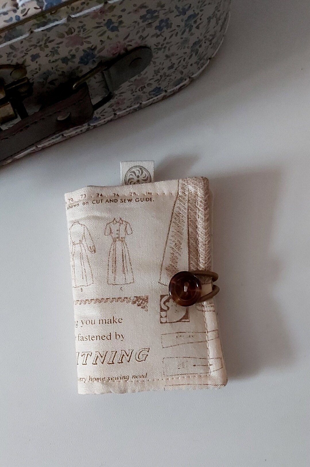Needle Book, Pocket Repair Kit, Needle Storage Textile Book, Cotton ...