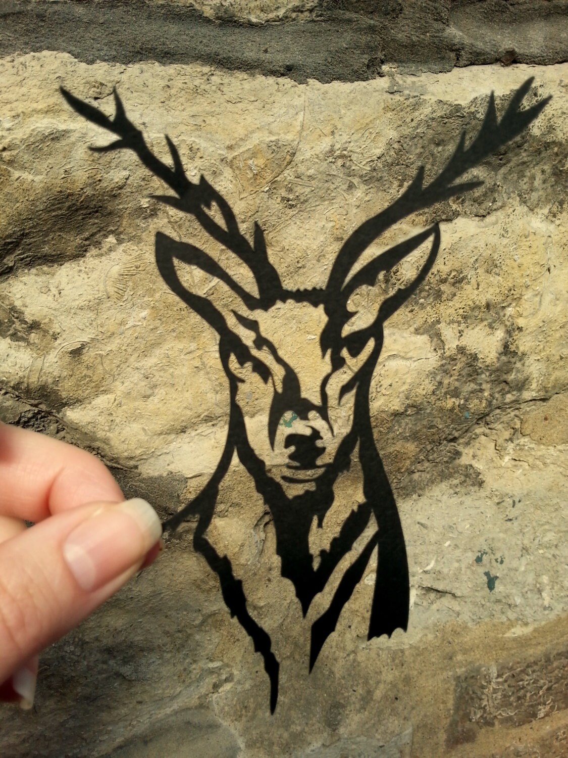 Simple Stag Paper Cut Template, PERSONAL USE ONLY - Etsy