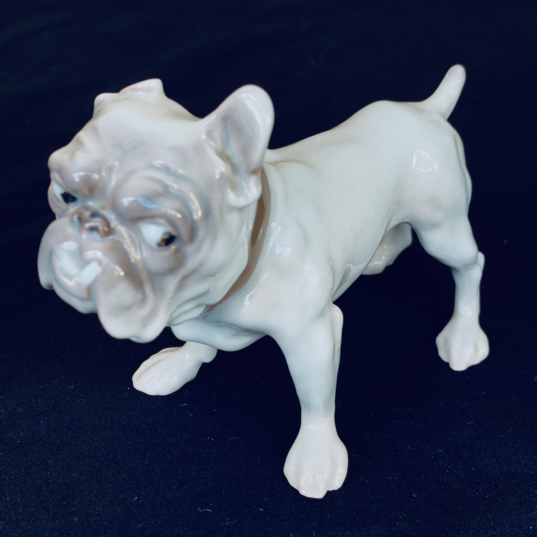 Bing and Grondahl B & G Bulldog Dog Figurine Denmark Fine Bone China ...
