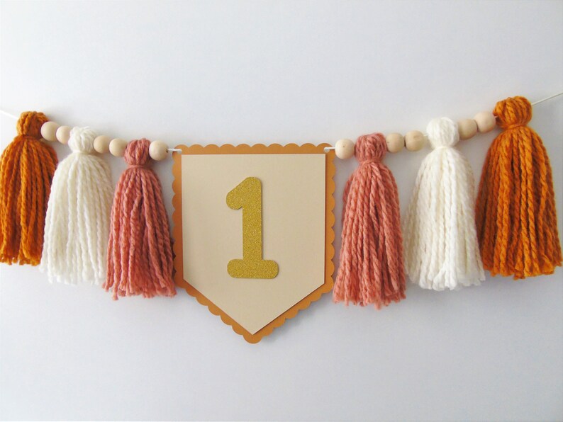 Daisy Highchair Banner Groovy High Chair Banner Tassel - Etsy