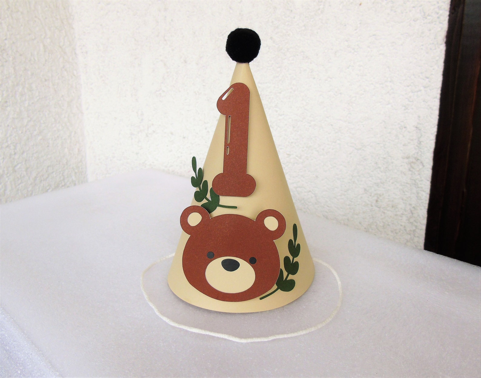 Teddy Bear Party Hat Teddy Bear 1st Birthday One Year - Etsy