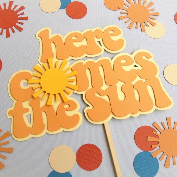 Here Comes the Son Cake Topper - Etsy Finland