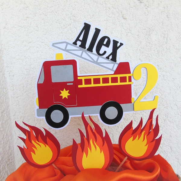 Fireman Cake Topper - Etsy