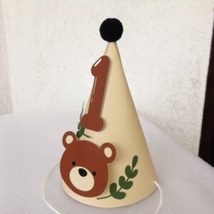 Teddy Bear Party Hat Teddy Bear 1st Birthday One Year - Etsy