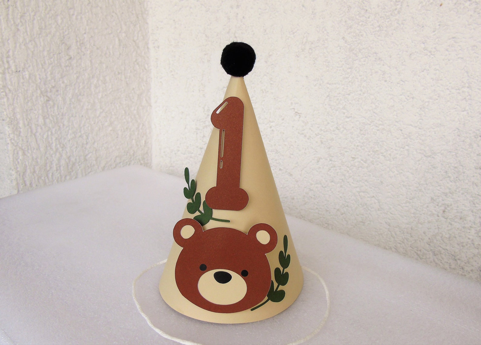 Teddy Bear Party Hat Teddy Bear 1st Birthday One Year - Etsy