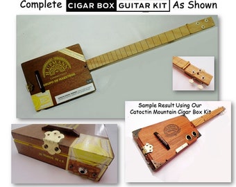 Cigar Box Guitar Custom 3 String - Etsy