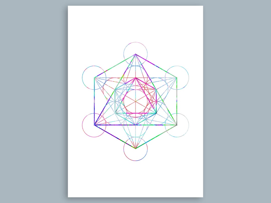 Octahedron Sacred Geometry Print Various Sizes LIMITED EDITION - Etsy