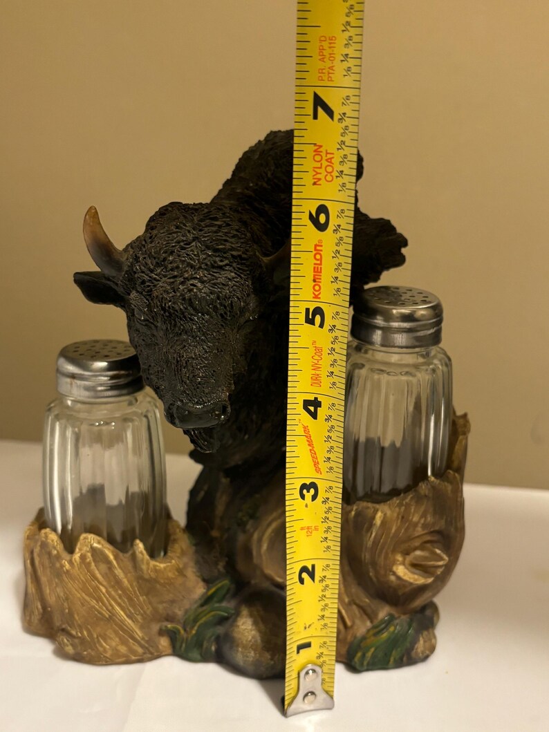World of Wonder Buffalo Salt & Pepper Set - Etsy