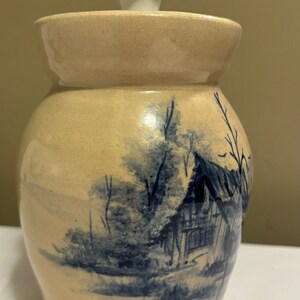 Casey Studio Pottery Hand Painted Crock Canister - Etsy