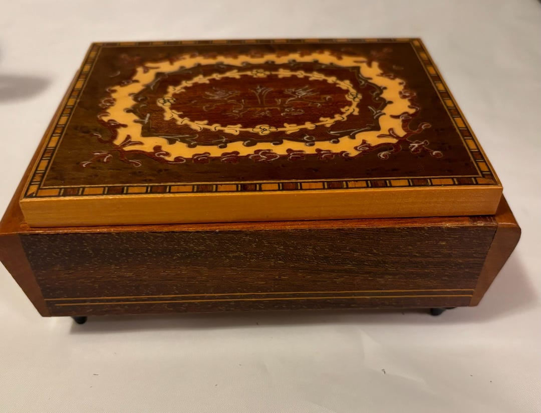 Mapsa Swiss Music Jewelry Box - Etsy