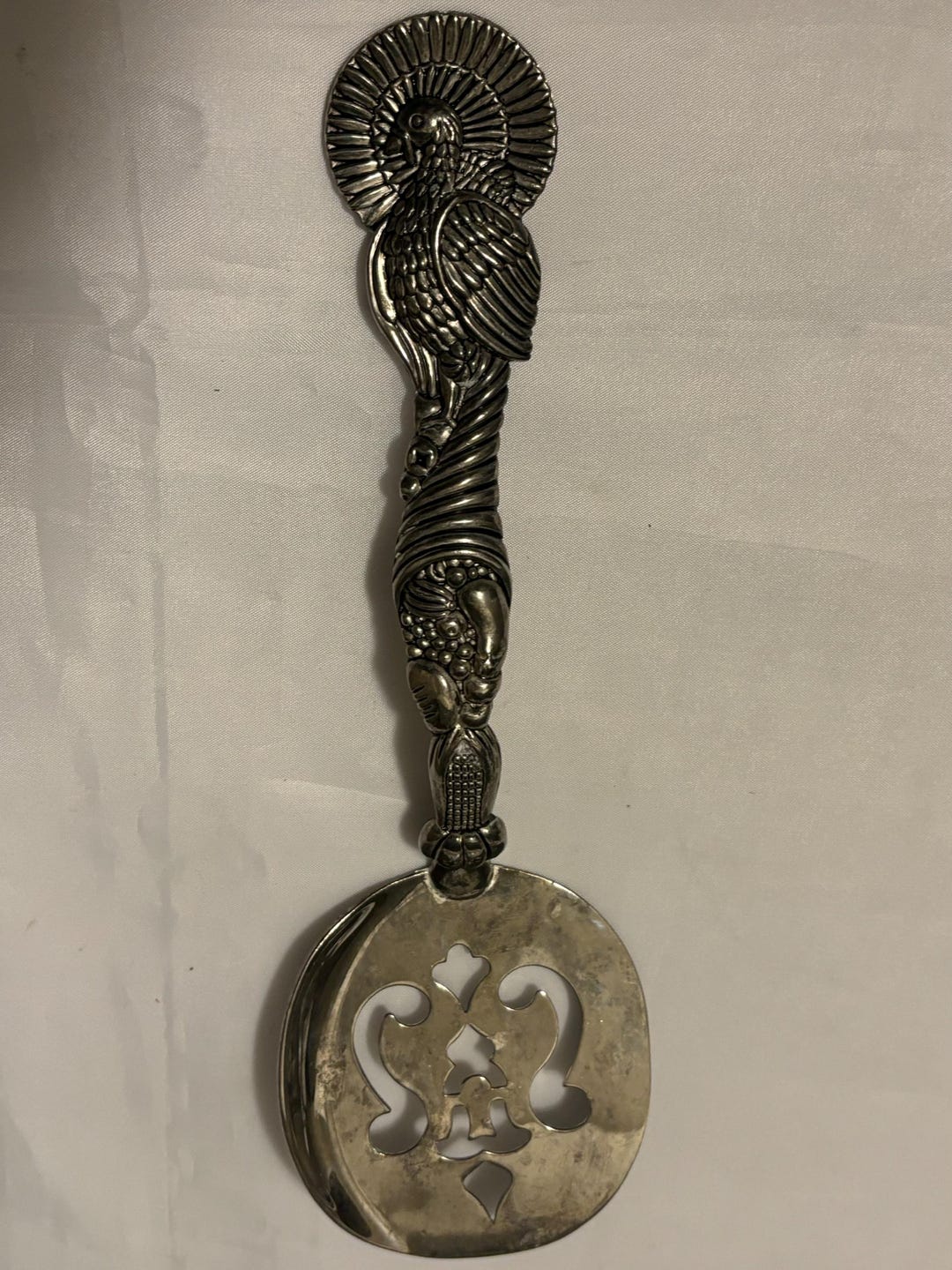 Godinger Silver Plated Turkey Serving Spoon Server - Etsy