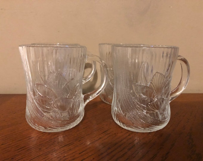 Arcoroc Canterbury Crocus Mug Set - Etsy