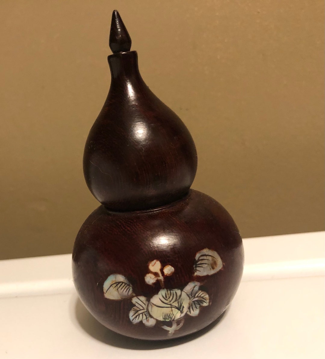 Wooden Japanese Toothpick Holder With Mother of Pearl Inlay - Etsy