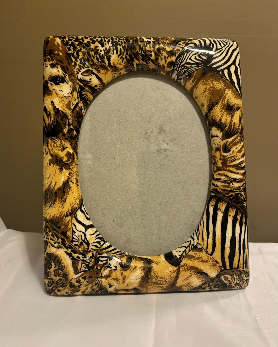 La Vie African Safari Animal Print Ceramic Photo Frame - Etsy