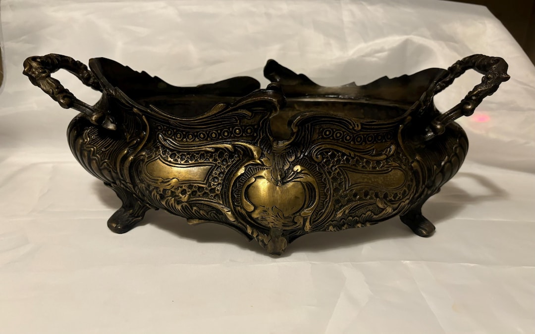Antique French Rococo Style Brass Jardiniere Planter - Etsy