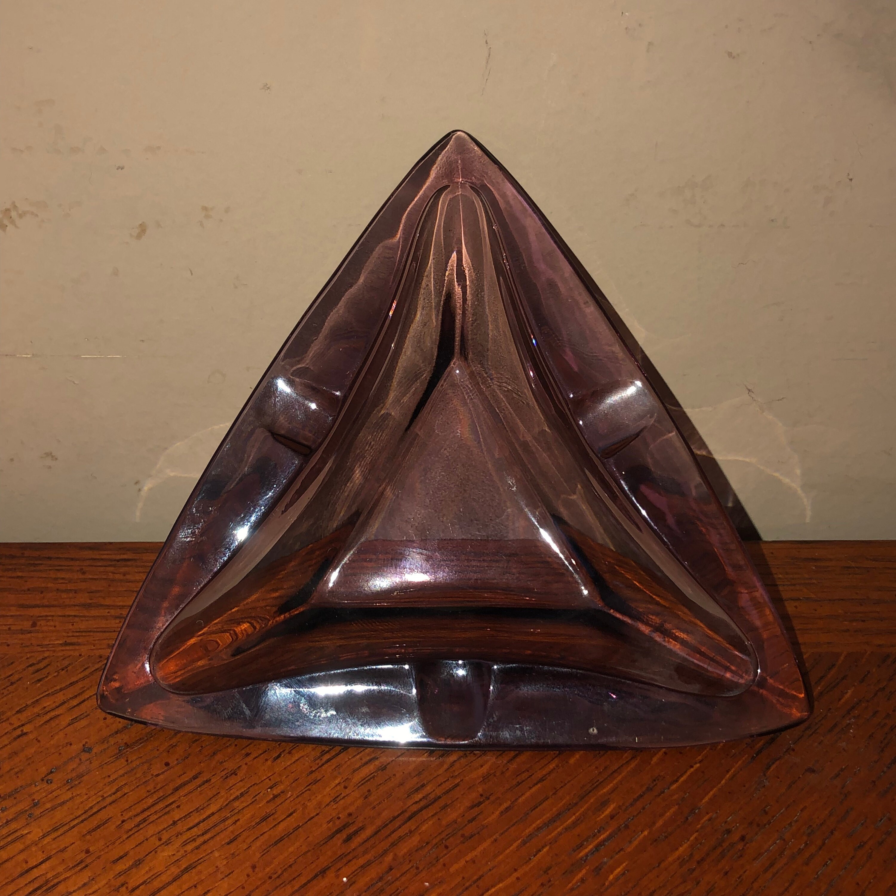 Vintage Hazel Atlas Amethyst Ashtray Set. - Etsy