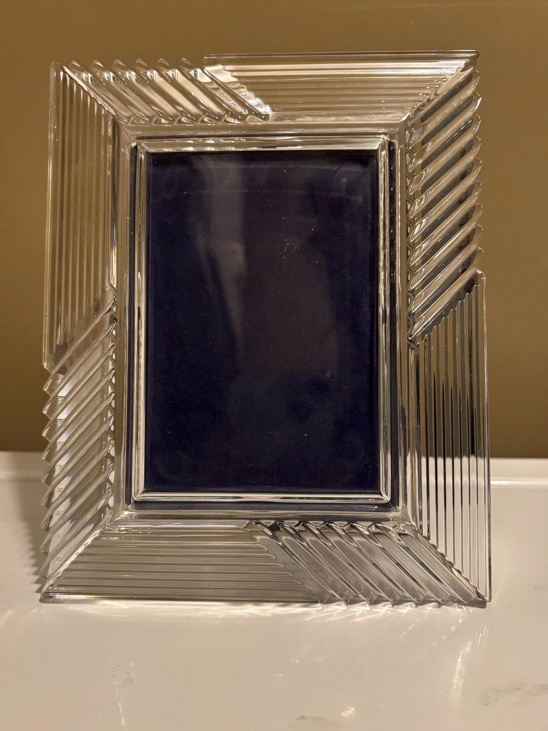 Mikasa Art Deco Style Crystal Picture Frame 3.5x5 - Etsy