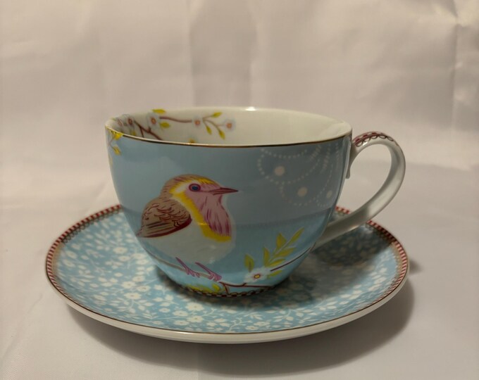 Pip Studio Early Bird Tea Cup and Saucer - Etsy