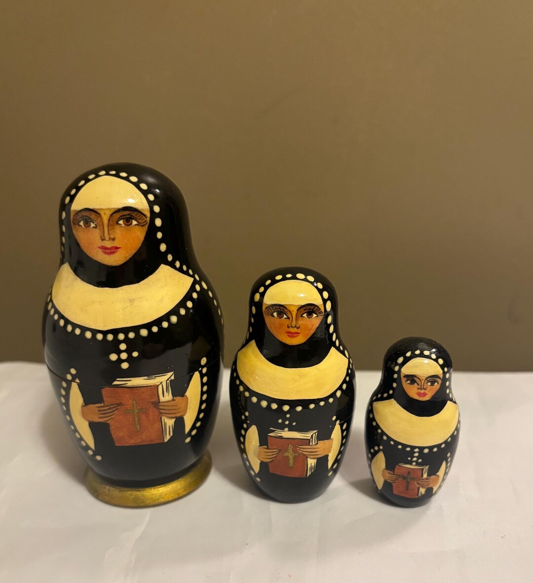 Signed Religious Nun Russian Nesting Dolls - Etsy