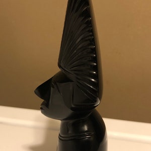 Obsidian Mayan Aztec Warrior Statue - Etsy
