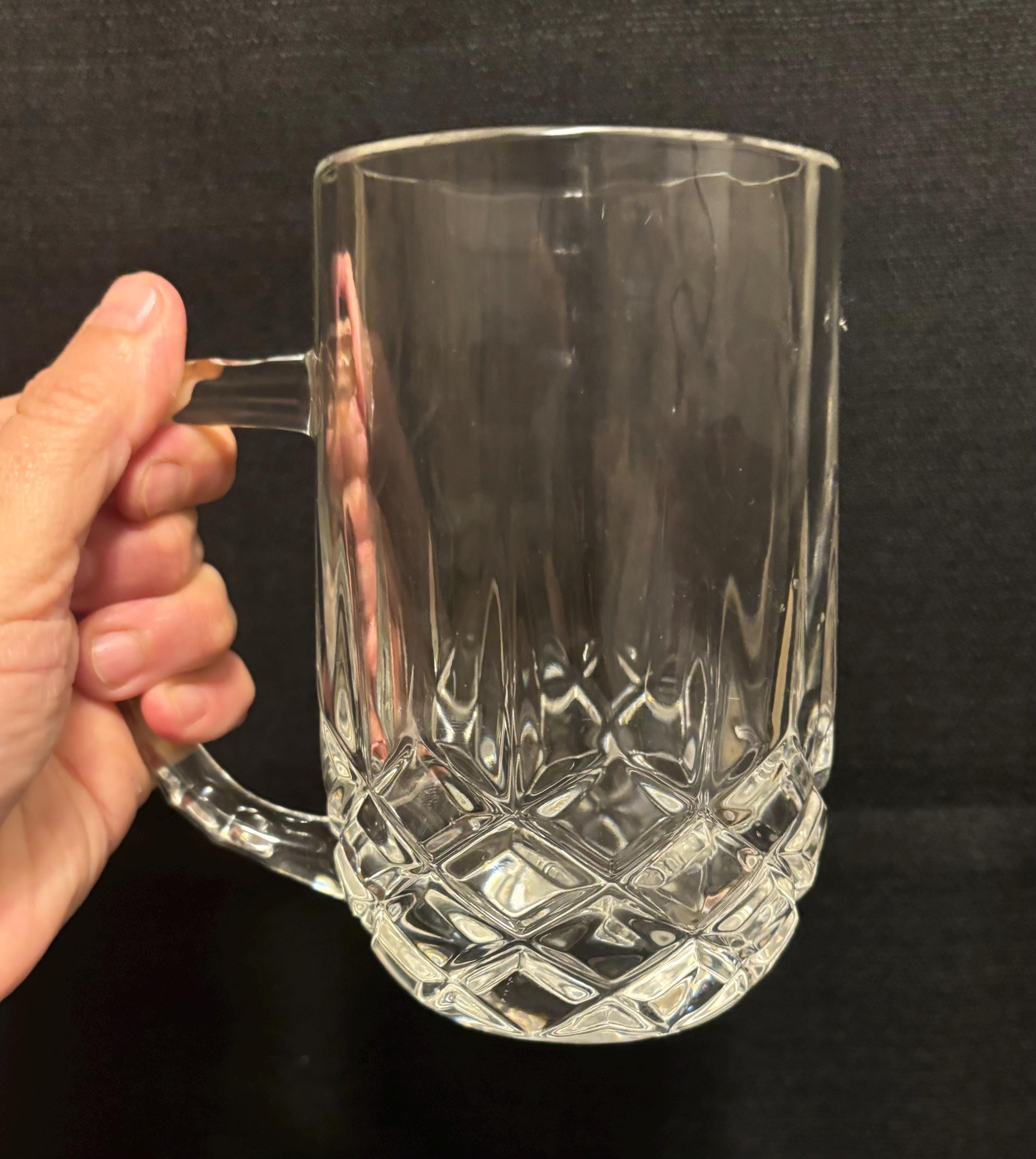 Kristal Zajecar Yugoslavia Nobility Crystal Mug Pair - Etsy