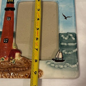 Ceramic Nautical Lighthouse Sailboat Photo Frame - Etsy