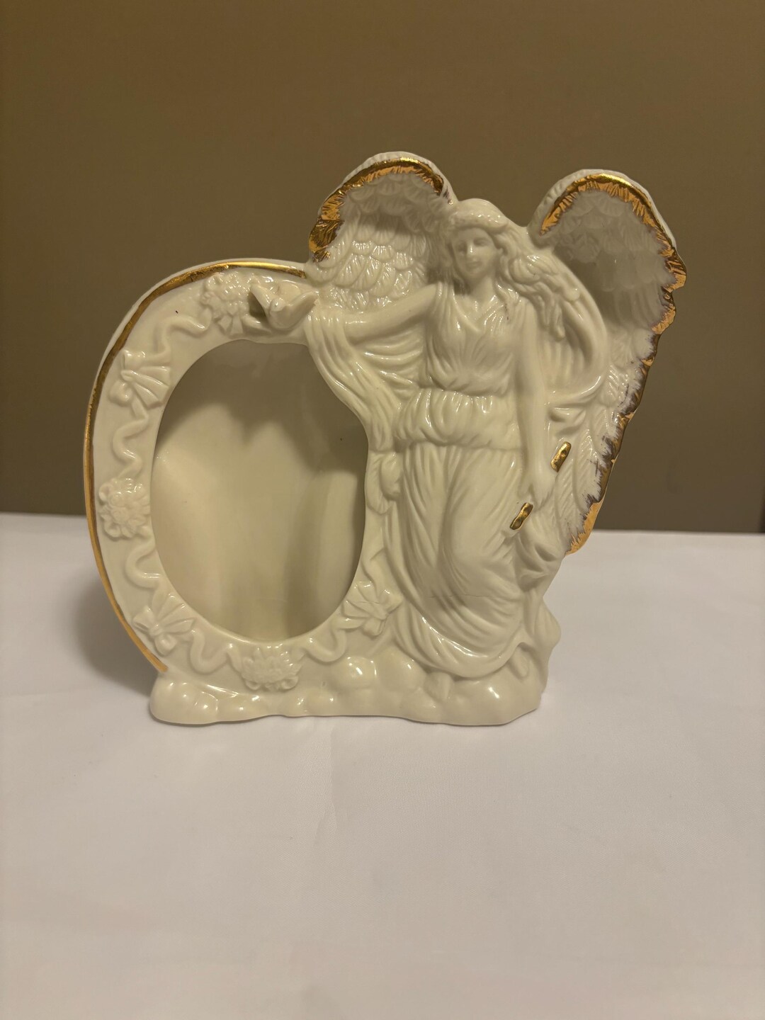 Porcelain Ceramic Ivory Angel Picture Frame 2x3 - Etsy