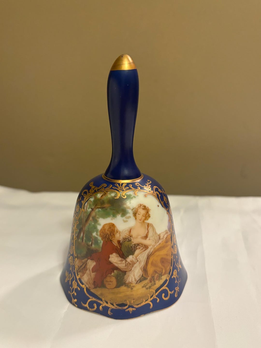 RS Prussia Porcelain Bell Courting Couple - Etsy