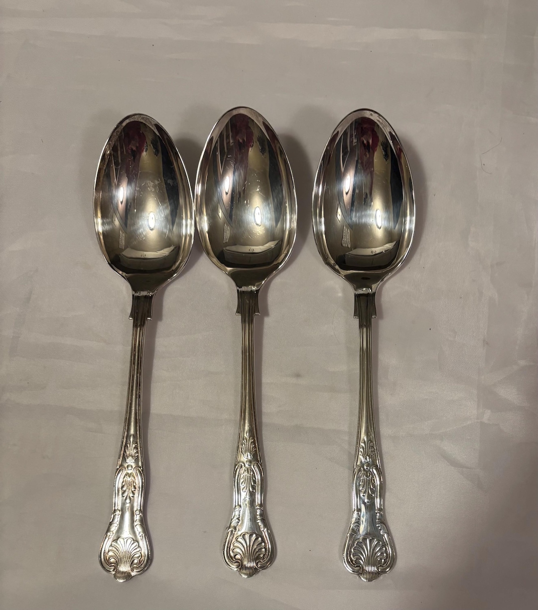 EPNS A1 Sheffield England Kings Serving Spoons - Etsy