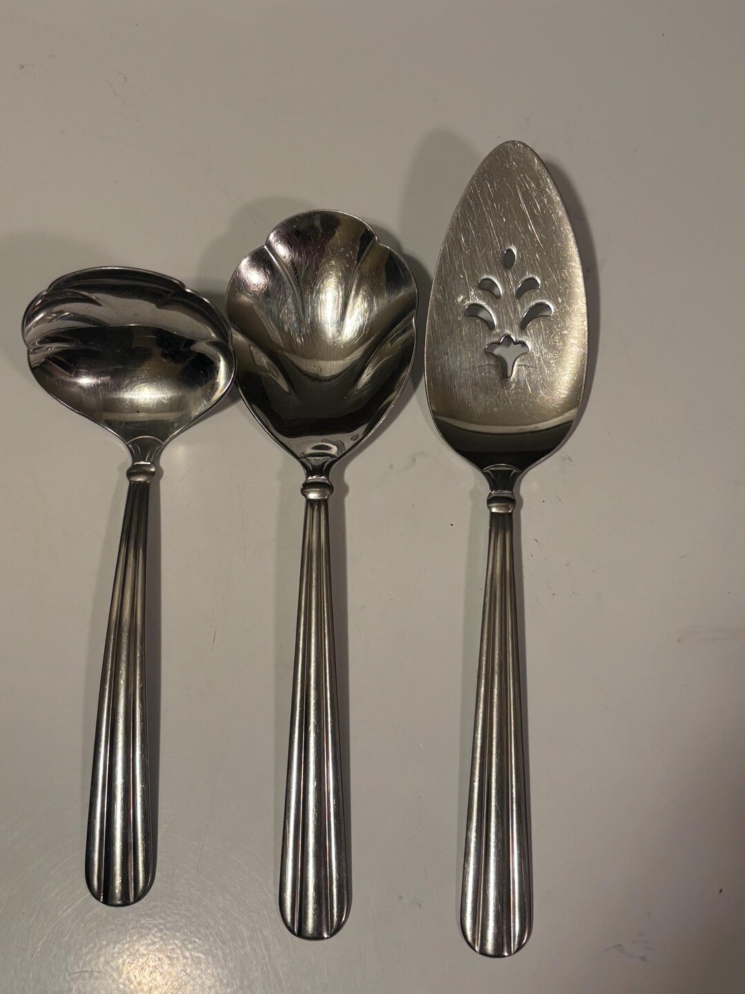 Oneida USA 3 Piece Serving Utensil Set - Etsy