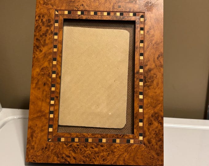 Italian Wood Inlay Standing Picture Frame - Etsy