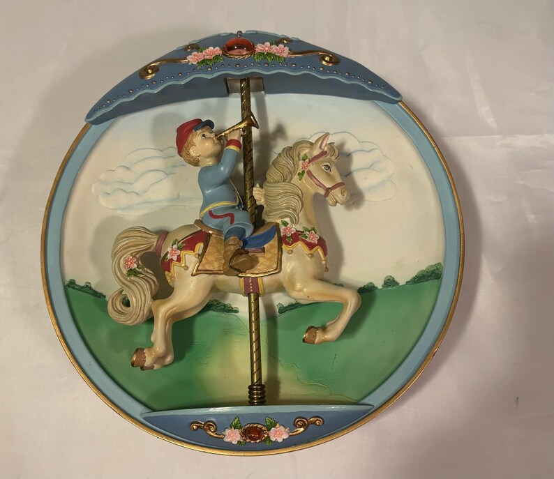 Carousel Daydreams Dreams of Destiny Musical Plate Choice of Boy or ...