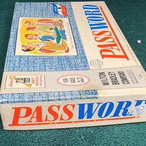 Password Game by Milton Bradley 1962 Vol. Two - Etsy