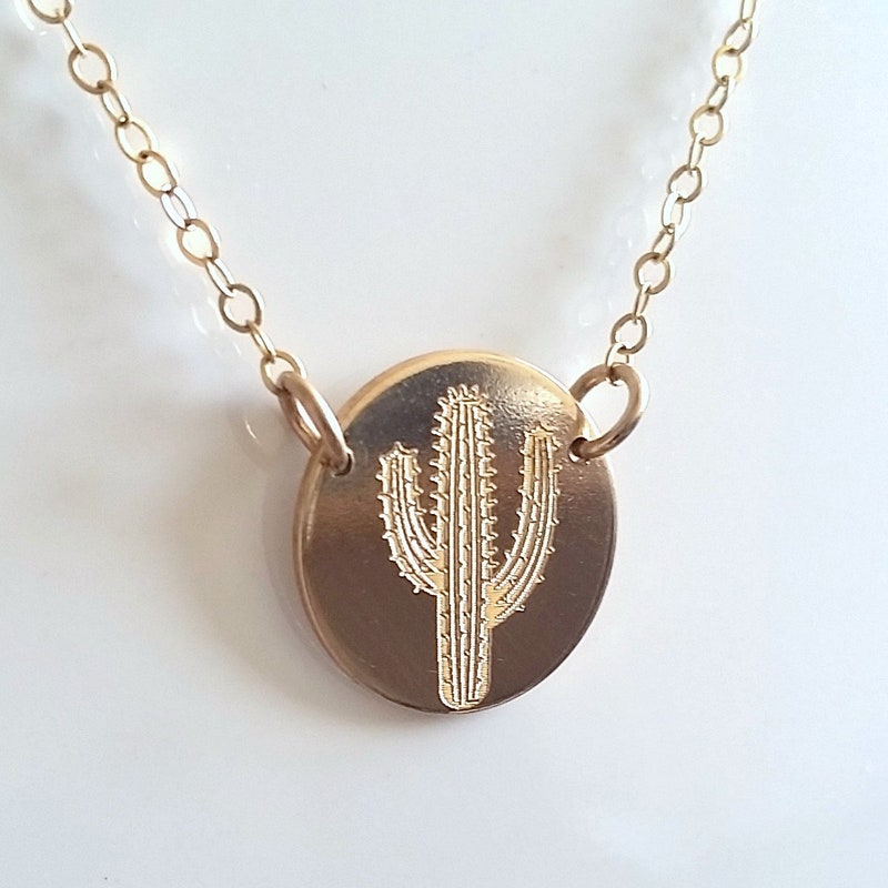 Cactus Necklace - Etsy