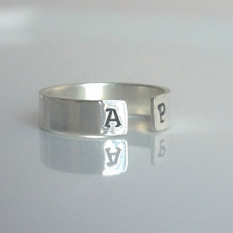 Custom Stamped Ring - Etsy