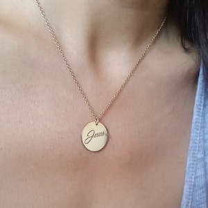 Jesus Necklace Bible Verse Necklace Scripture Necklace Christian ...