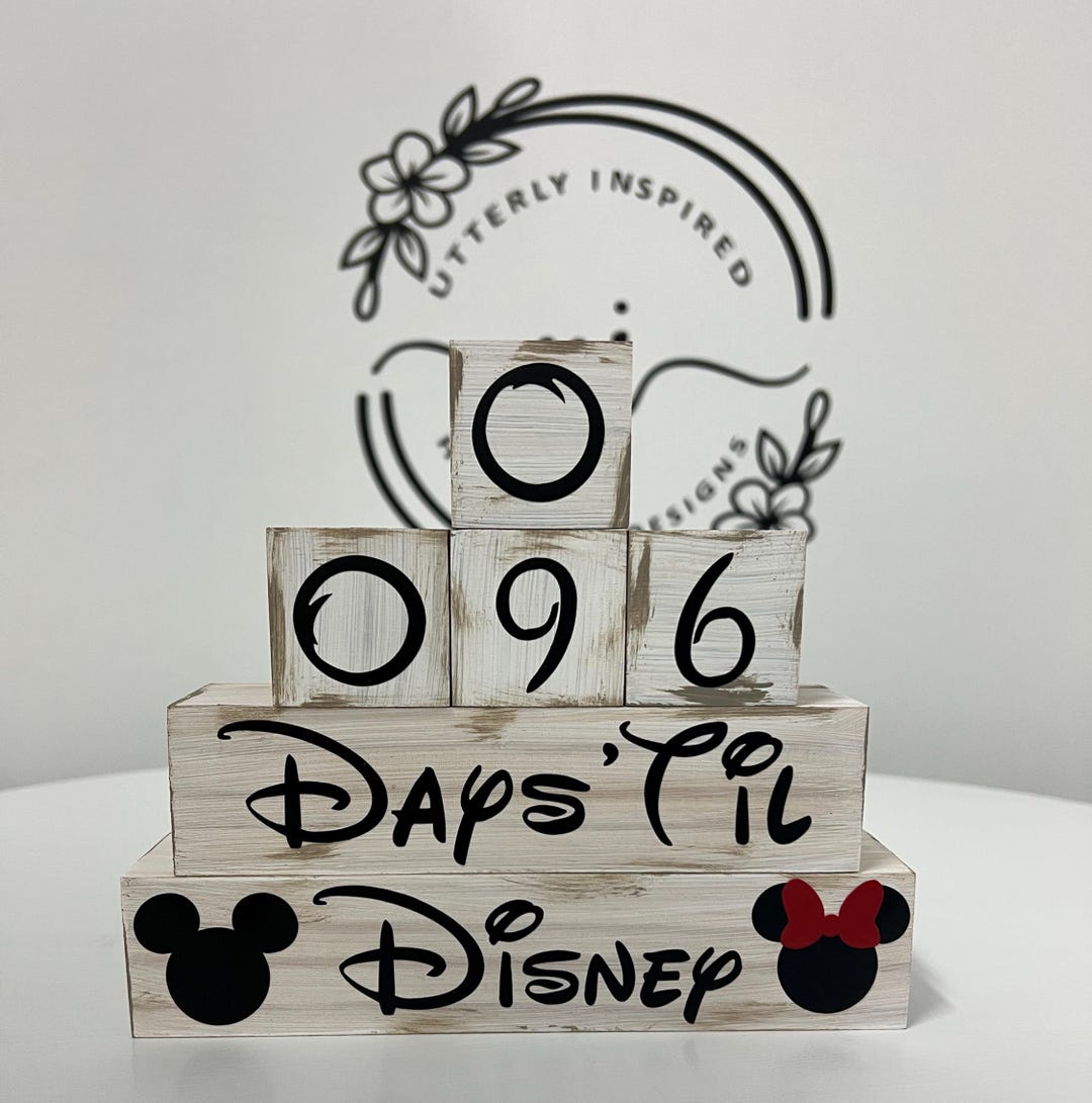 Magical Countdown Inspired Block Set - Etsy