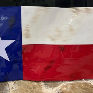 Hand Carved, Solid Wood Texas Flag Wall Decor - Etsy
