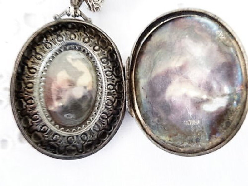 1880-1900 HALLMARKED BIRMINGHAM LONDON Victorian Antique Silver Locket ...
