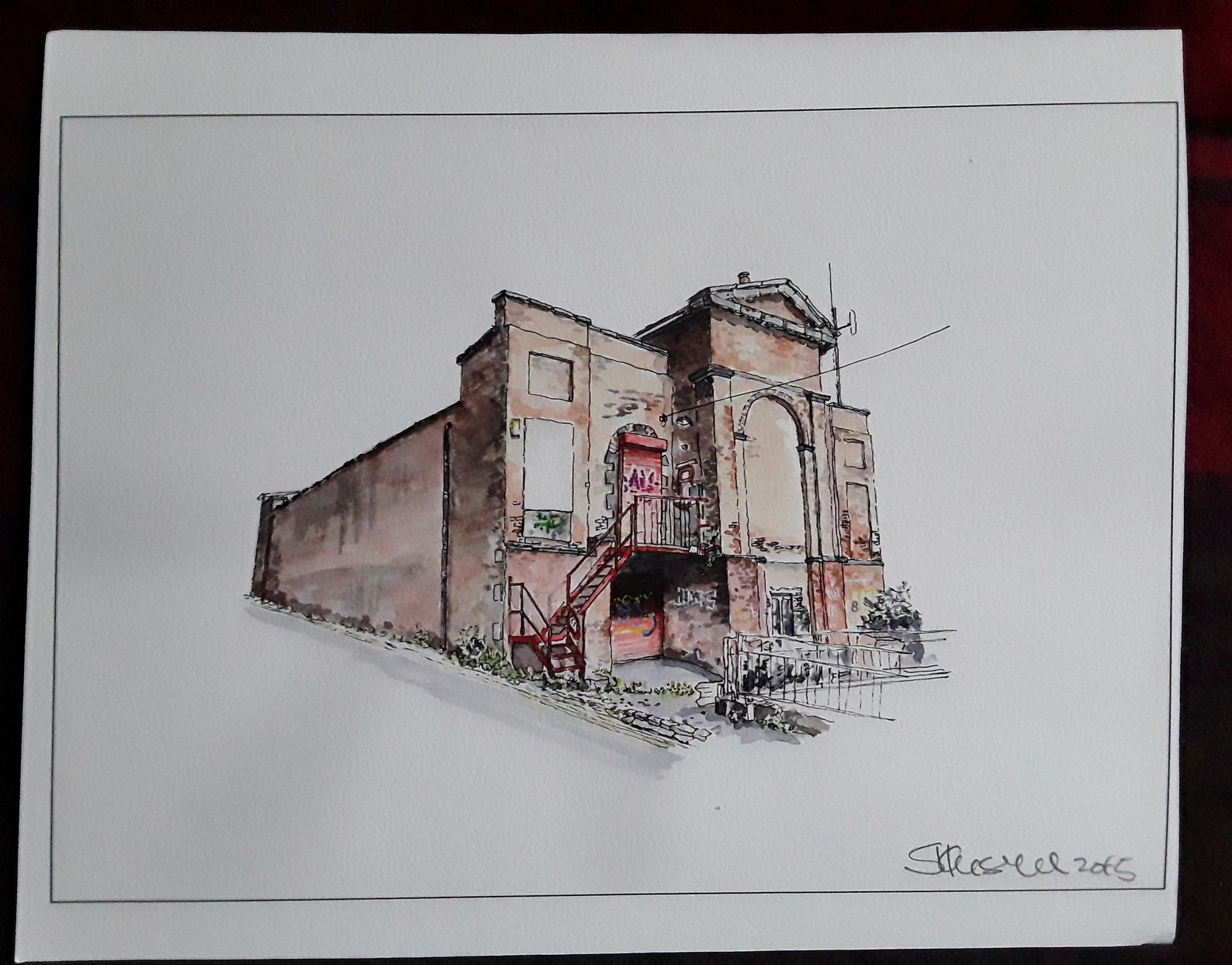 The Old Hide Market in Stoke. Original Stephen Henshall Print. - Etsy