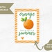 Orange You Glad It's Summer Gift Tag, Teacher Appreciation Gift Tag ...