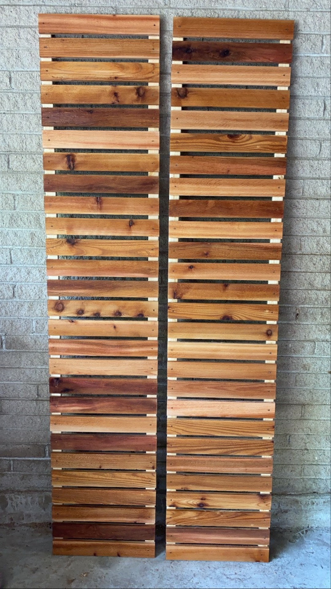 Modern House Shutters - 2” Slats - Etsy
