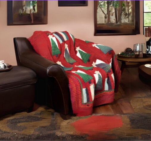 Christmas Tree Afghan Crochet Pattern - Etsy
