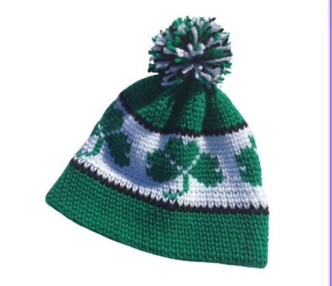 St. Patrick's Day Lucky Shamrock Crochet Hat Pattern - Etsy