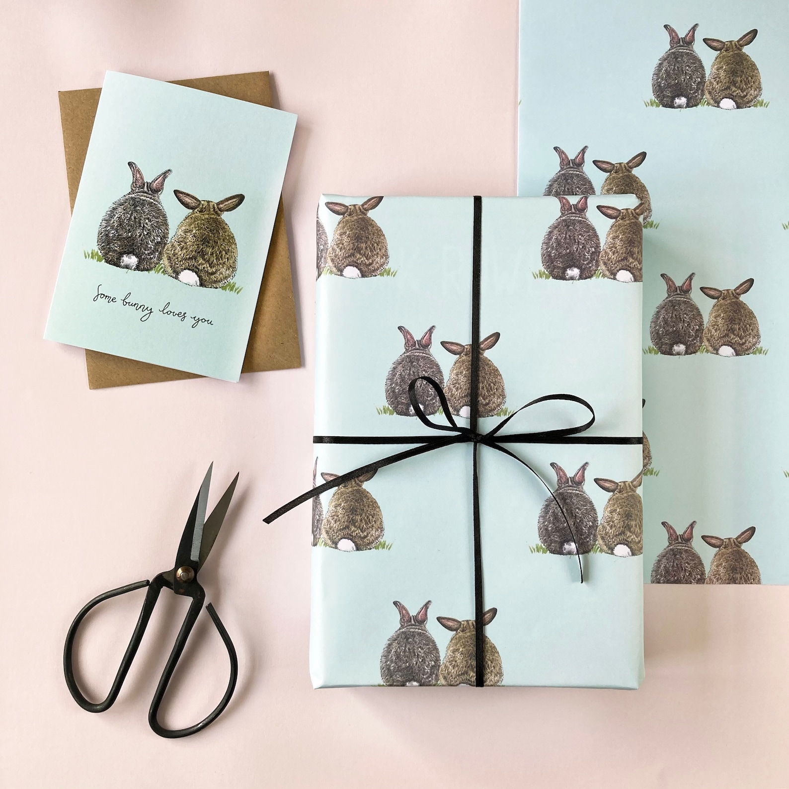 Some Bunny Loves You Wrapping Paper - Etsy